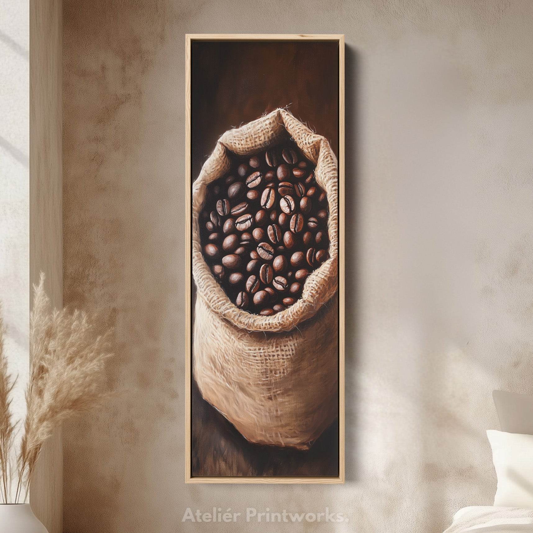 Vertical Decor Coffee Shop Wall Art Tall Slim – Atelier Printworks