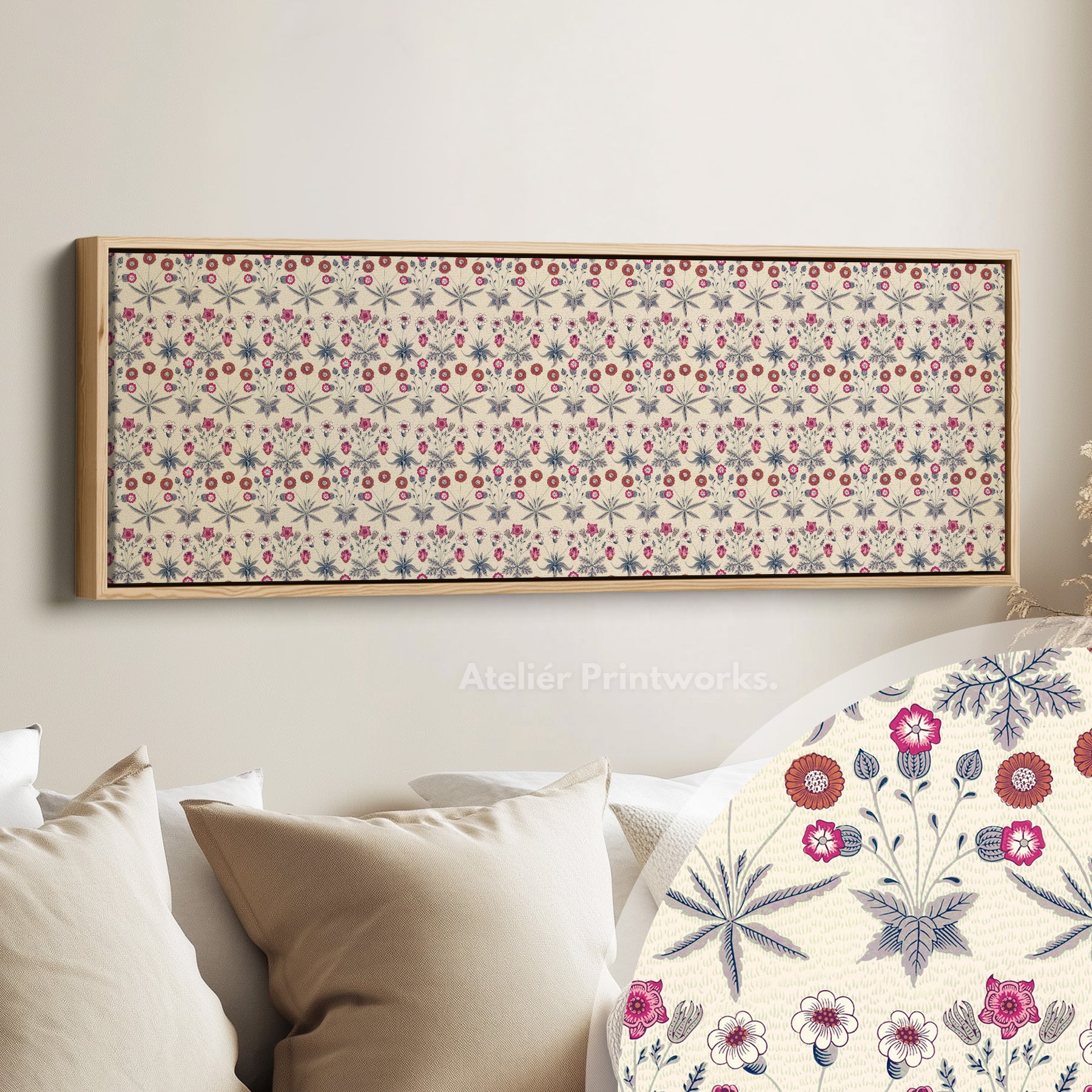 Horizontal Wall Art William Morris Daisy – Atelier Printworks