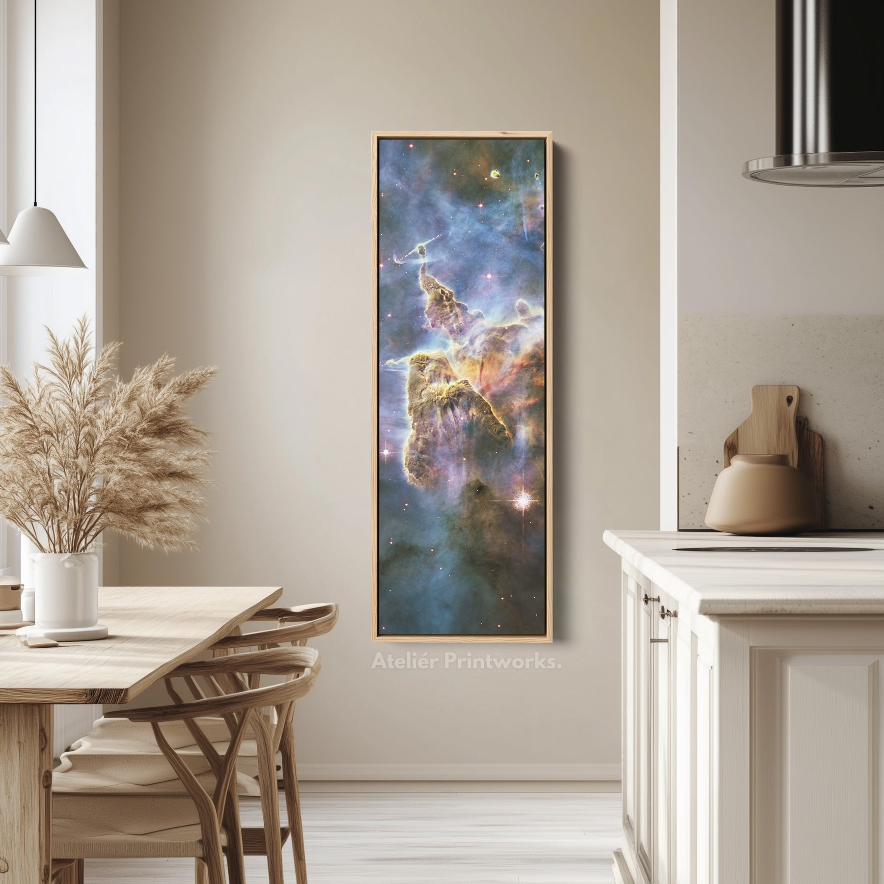Vertical Wall Decor Hubble Nebula NASA Photograph – Atelier Printworks